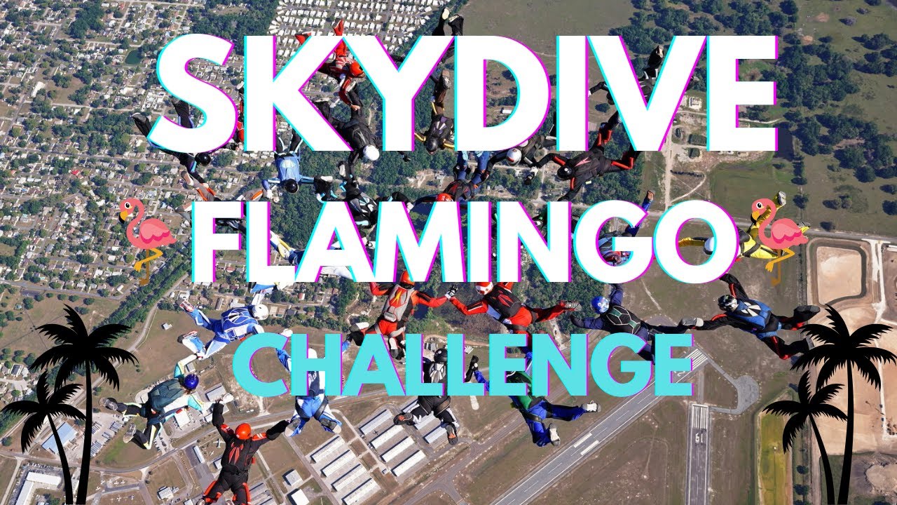 Flamingo Challenge 36 Way Skydive Day 4 Jump 3 - YouTube