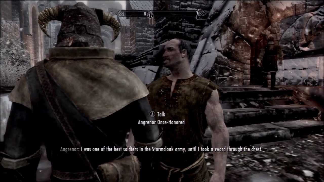 Skyrim: Sword Through The Chest - YouTube