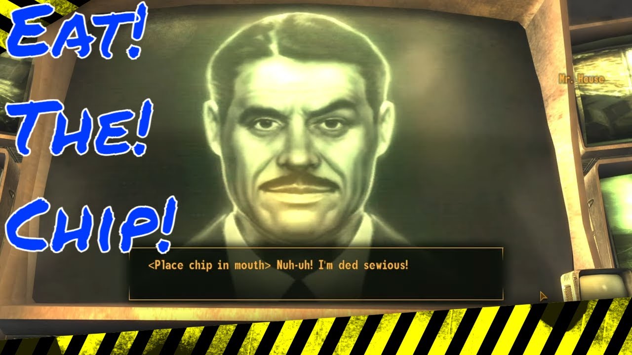 Eat The Platinum Chip In New Vegas - YouTube