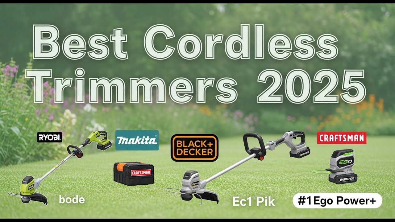 5 Best Cordless String Trimmers for 2025 - YouTube
