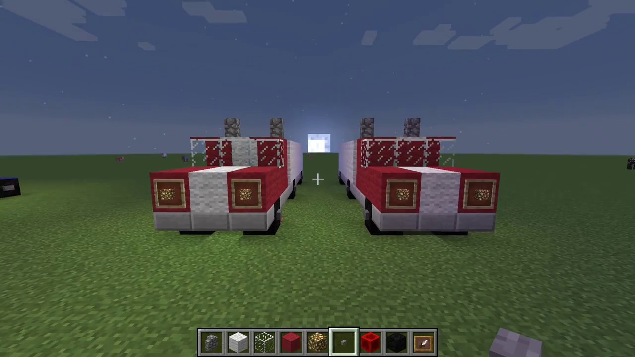 How to make a easy truck in minecraft - YouTube