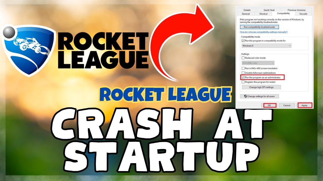 Rocket league – How to Fix Rocket league Crashing on Startup! issue ...