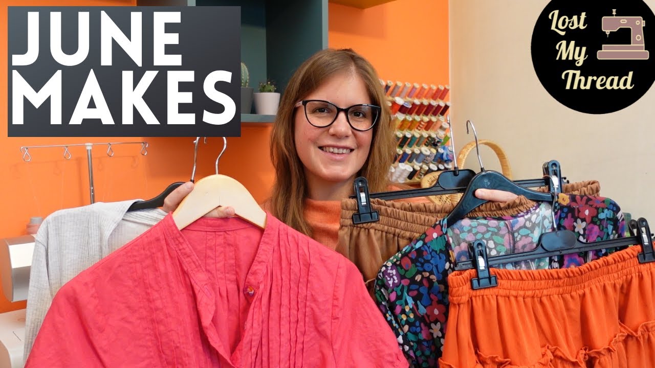 June Sewing Round Up - What I've Sewn in June - YouTube