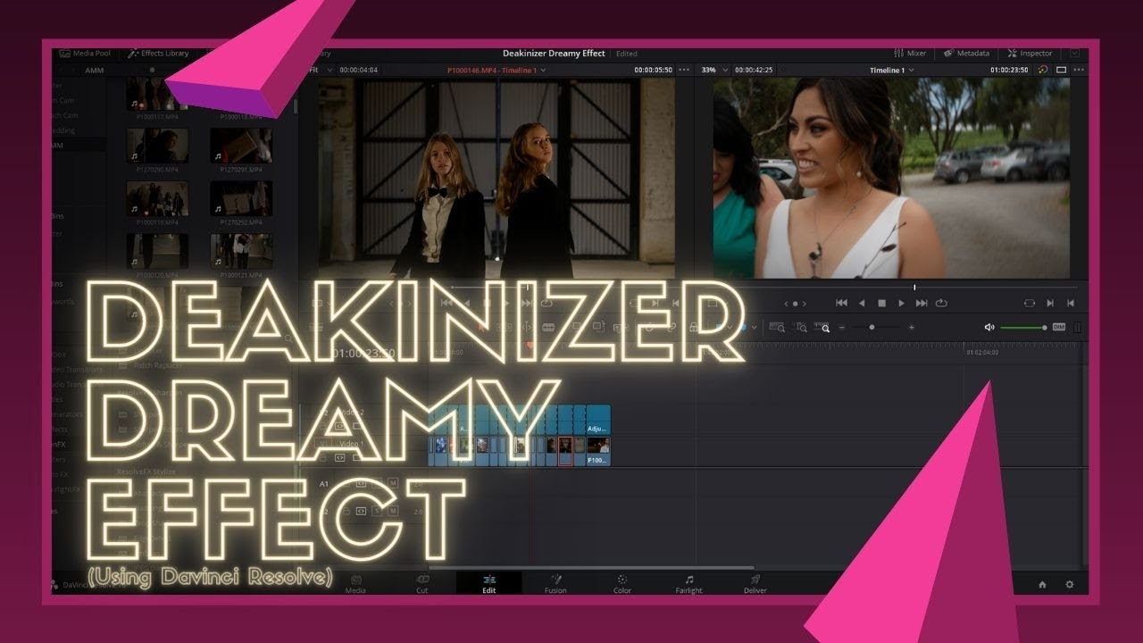 SIMPLE dreamy video effects (Using Davinci Resolve) - YouTube