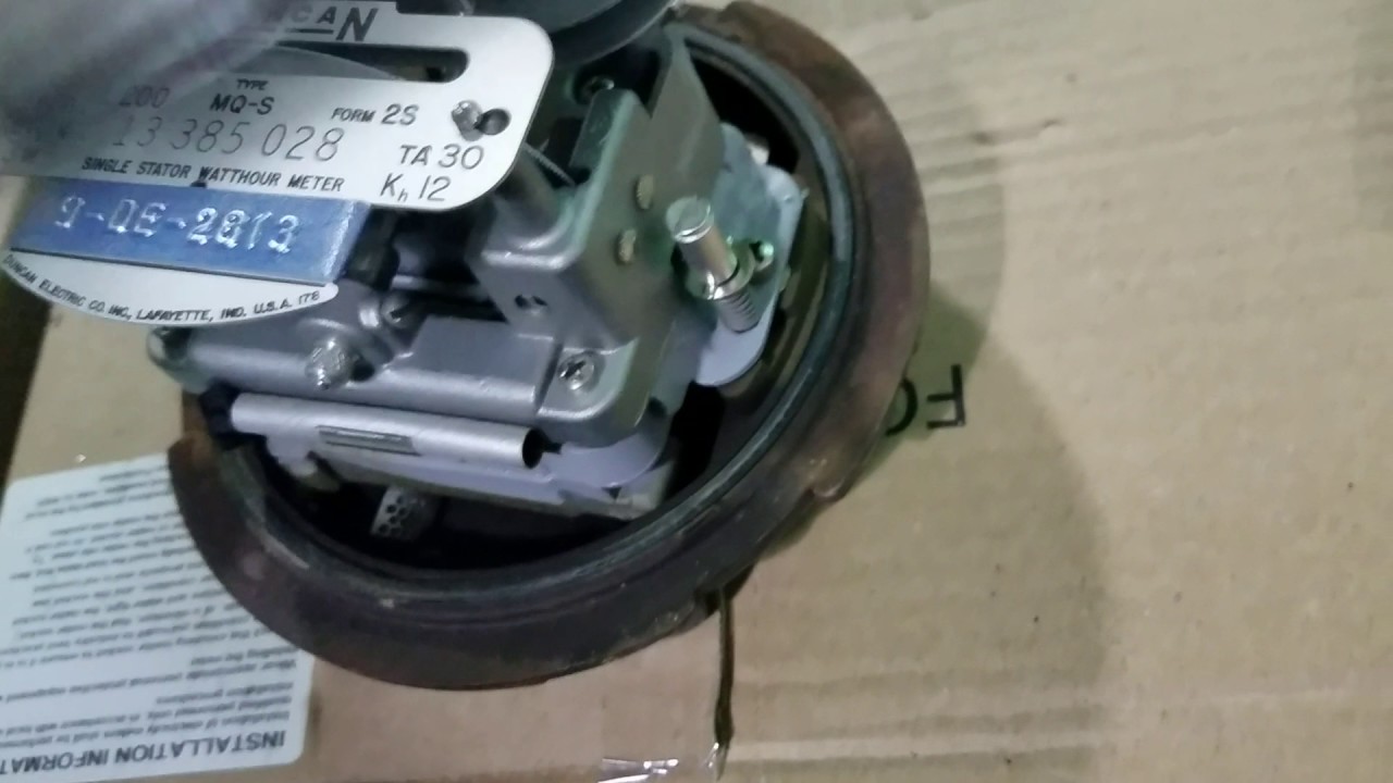 Duncan Type MQS 2s Electric Meter Overview - YouTube