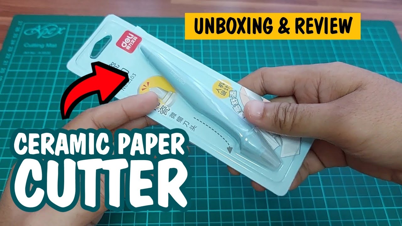 Senang je Potong Kertas Guna Ceramic Paper Cutter - YouTube