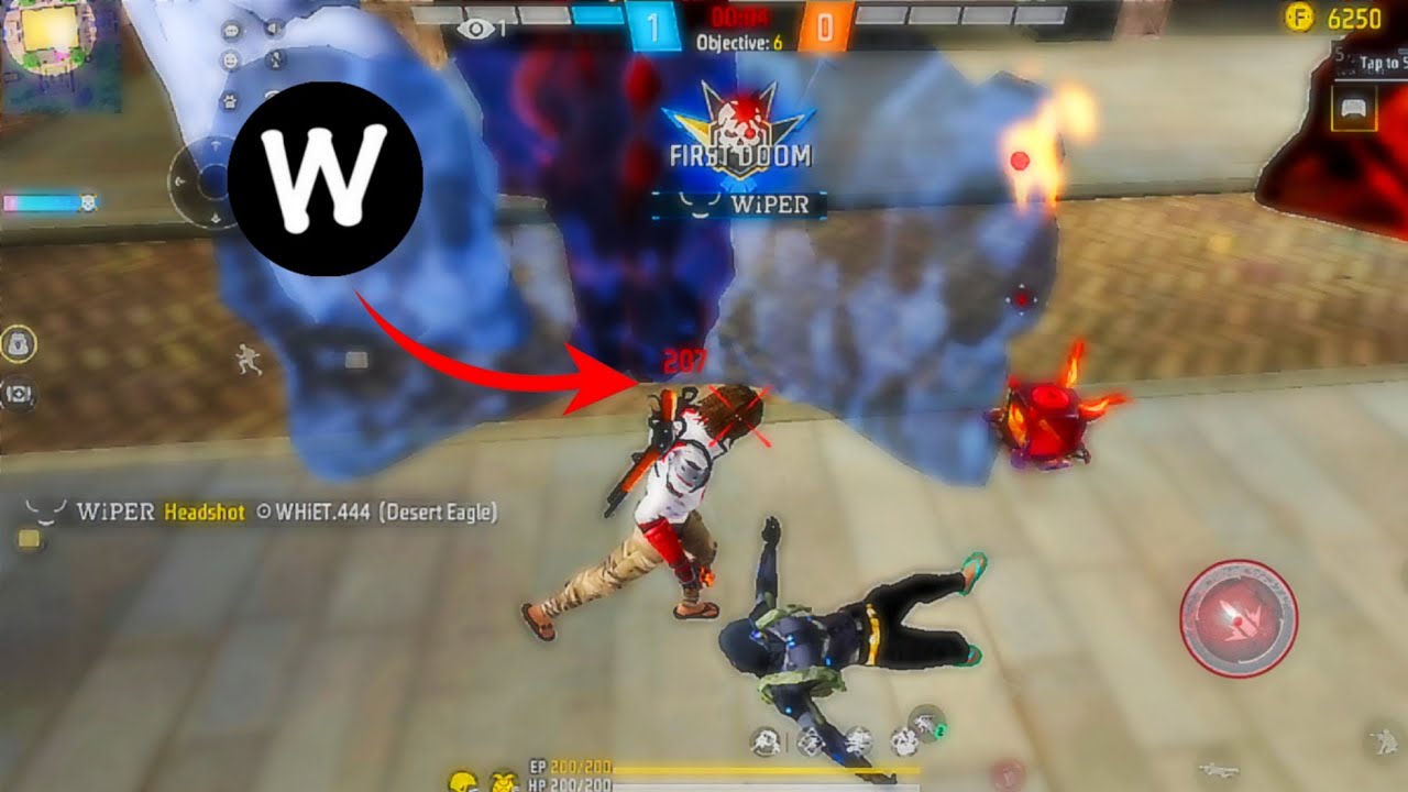 White ff Red button 💀 #shortsfeed @WhiteFF - YouTube