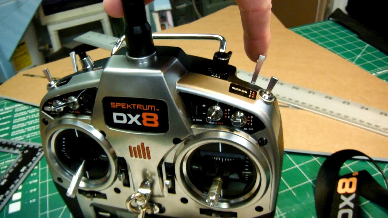 How to bind Spektrum DX8 to Blade Inductrix FPV Pro - YouTube