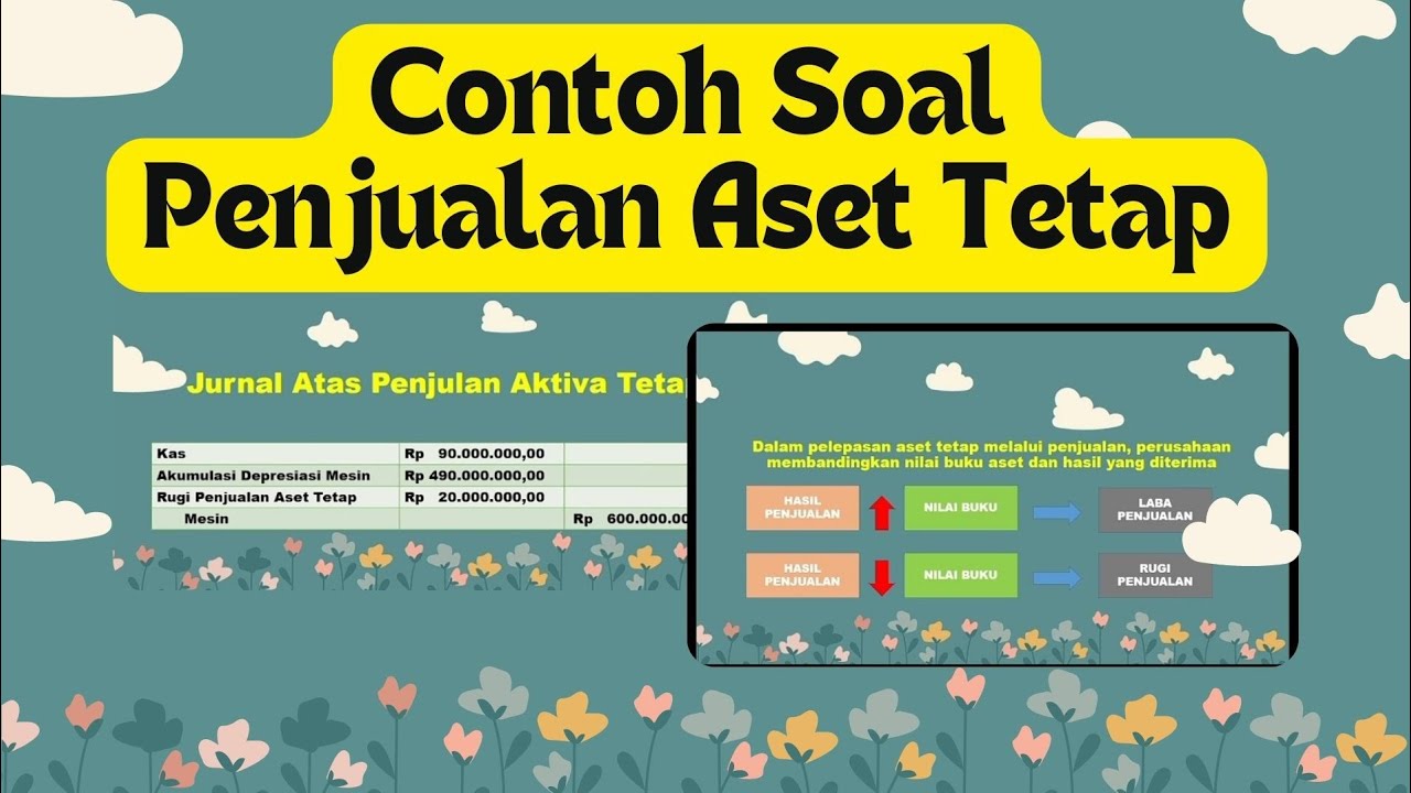 Contoh Soal Penjualan Aktiva Tetap // Penjualan Aset Tetap - YouTube