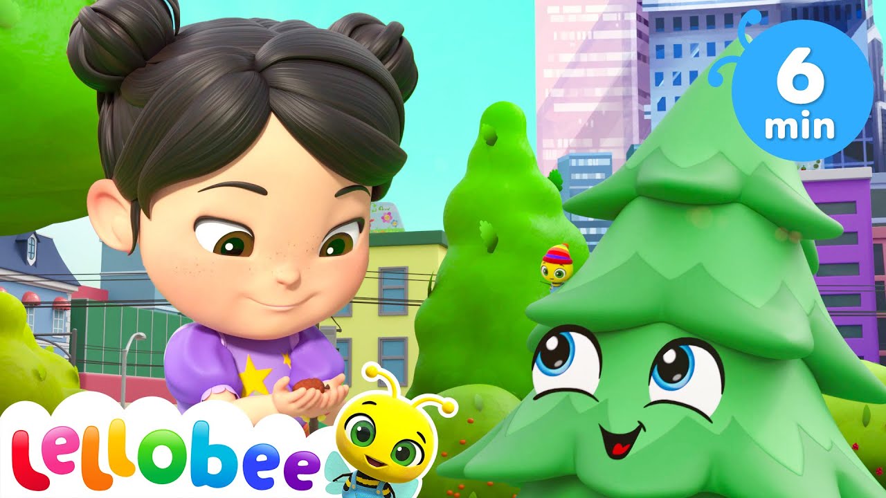 The Magical Little Tree | Lellobee City Farm | Kids Songs and Cartoons ...