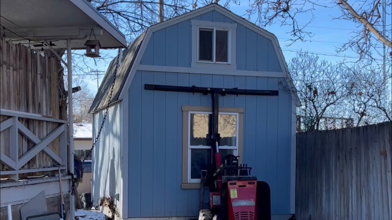 Moving A Tuff Shed Tall Barn - YouTube