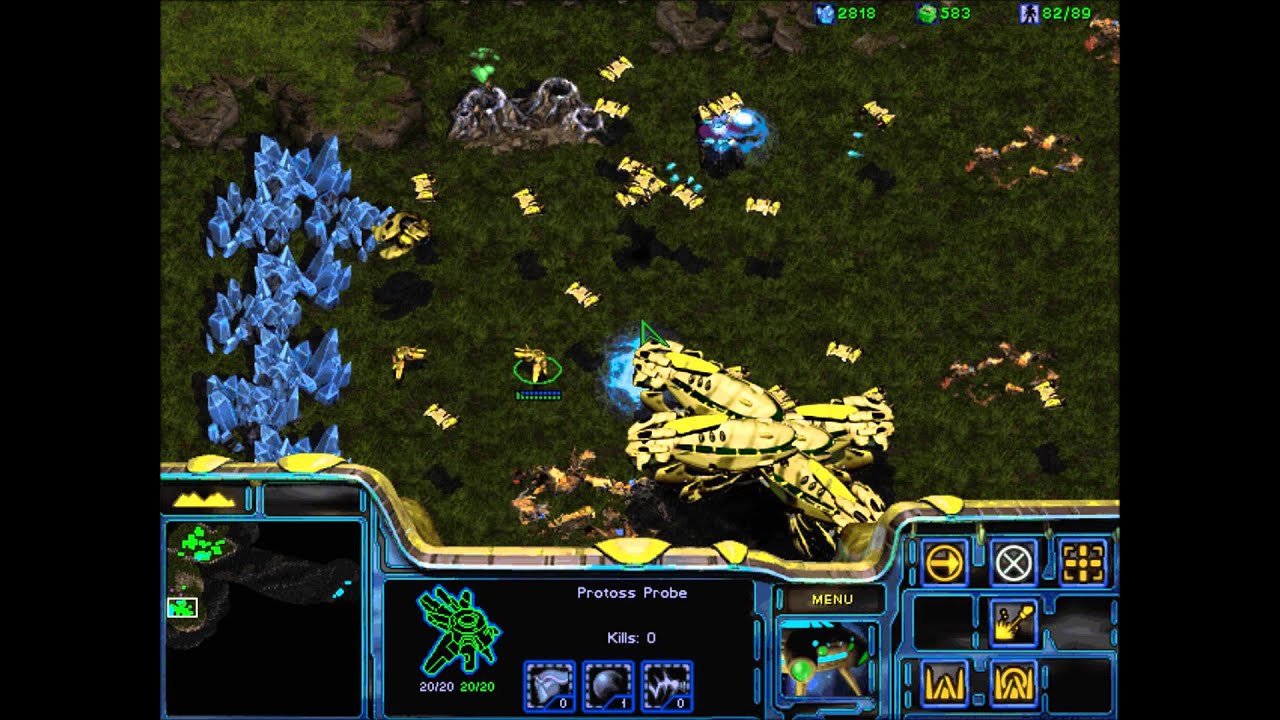 Starcraft1 Original - Protoss Mission 8: The Trial of Tassadar - YouTube