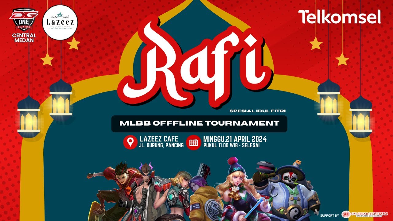 RAFI OFFLINE TOURNAMENT MLBB COMPETITION ( LAZEEZ CAFE) - YouTube