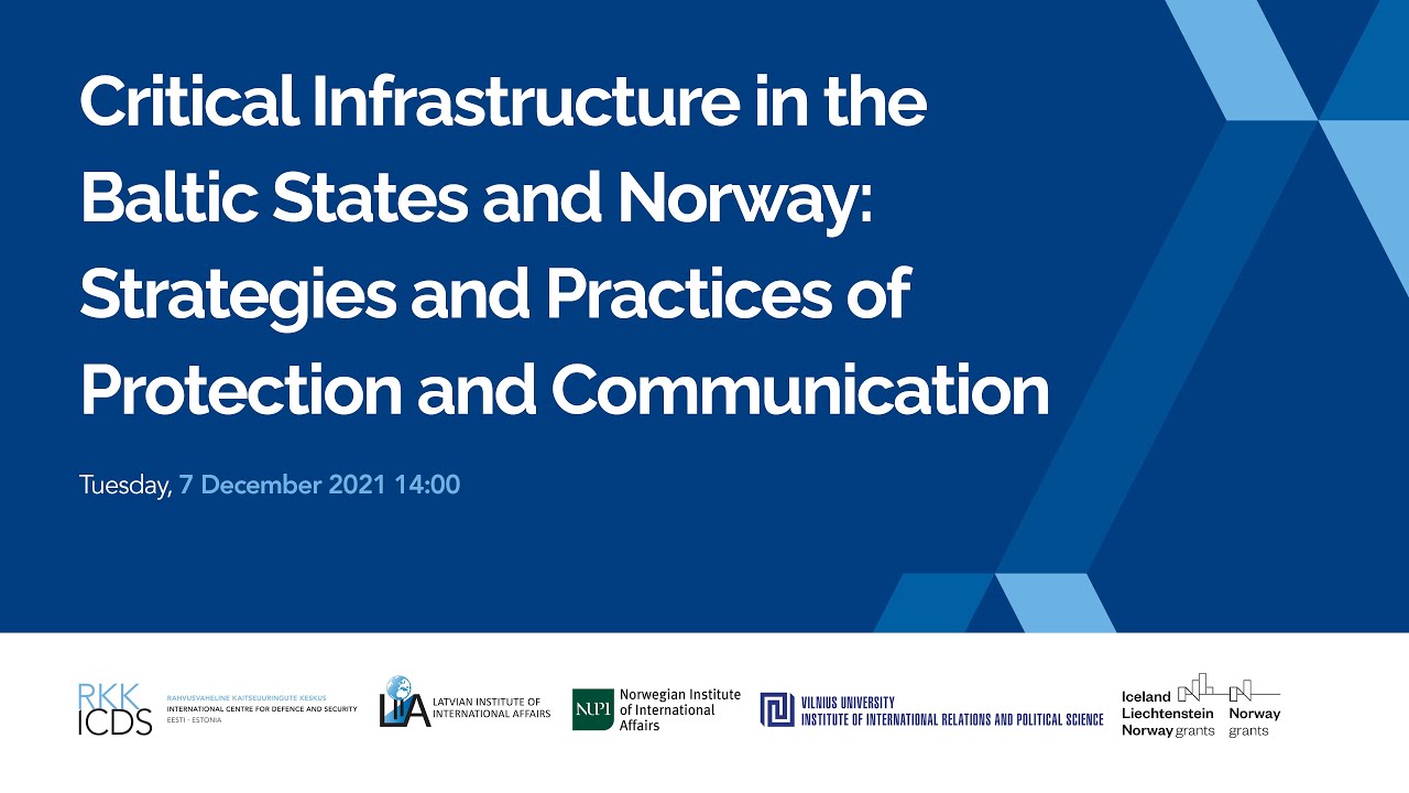 Critical Infrastructure in the Baltic States and Norway - YouTube