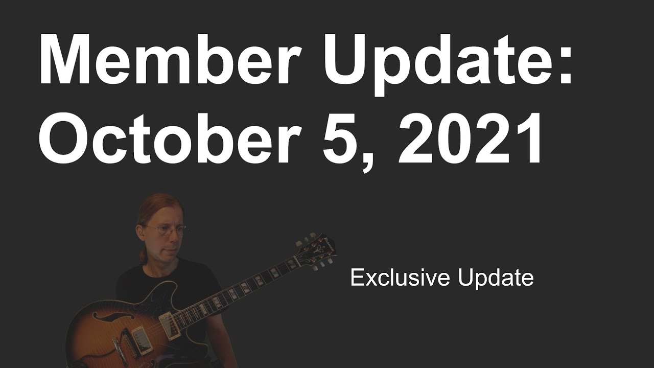 Member Update Oct 5 2021 - YouTube