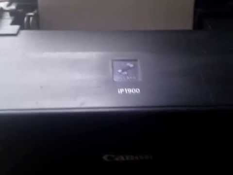 Canon Pixma ip1900 - YouTube