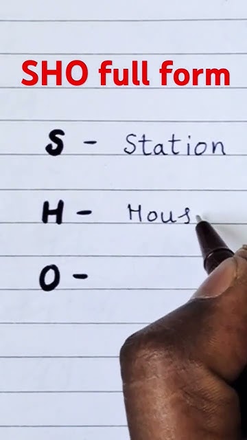 SHO full form #shorts #youtubeshorts #spoken english #english #gk #trending - YouTube