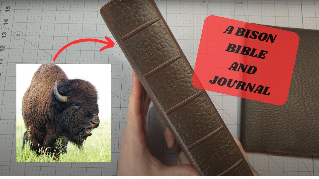 Bible Rebind #51 is in Horween Chromexcel Bison Leather (Matching ...