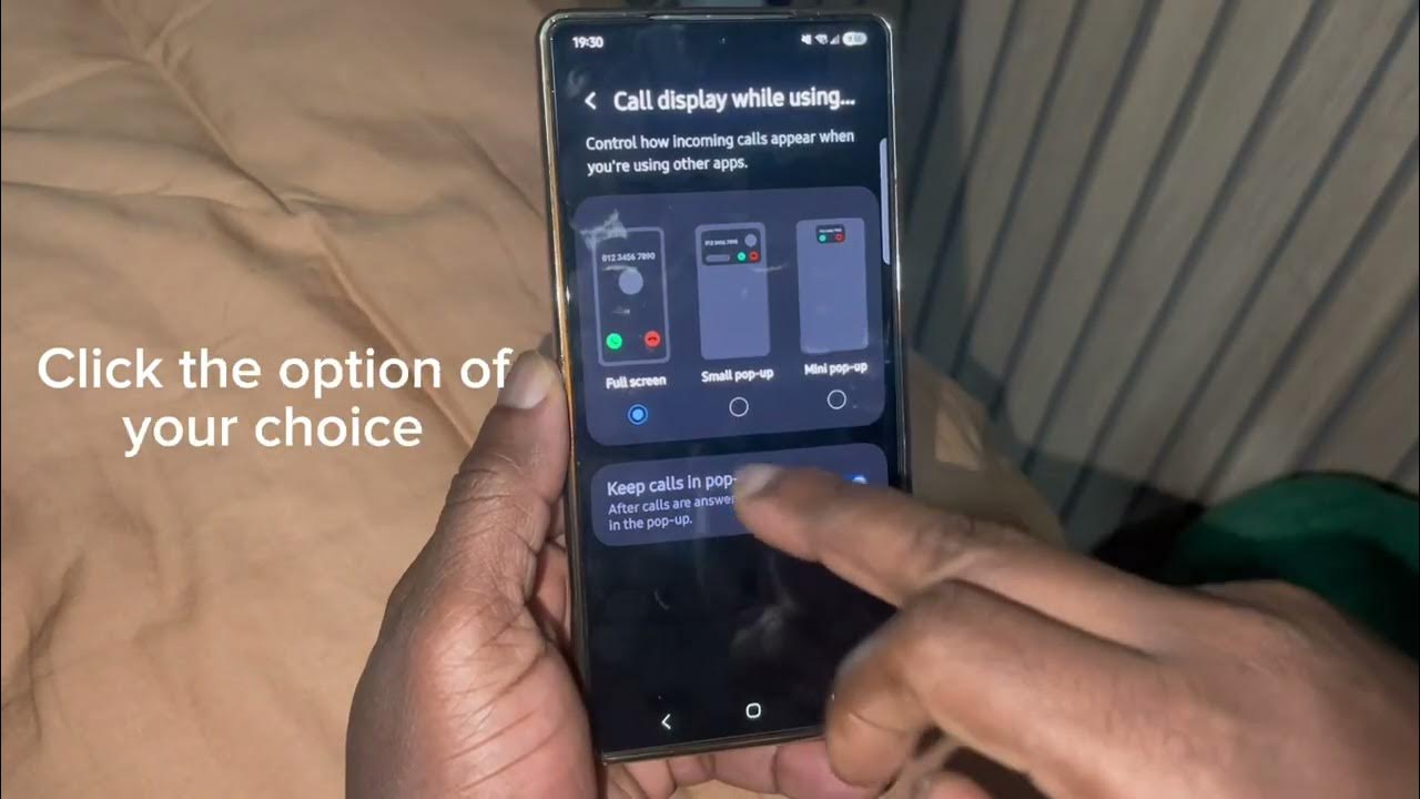 How To make your recieving calls a Pop Up - YouTube