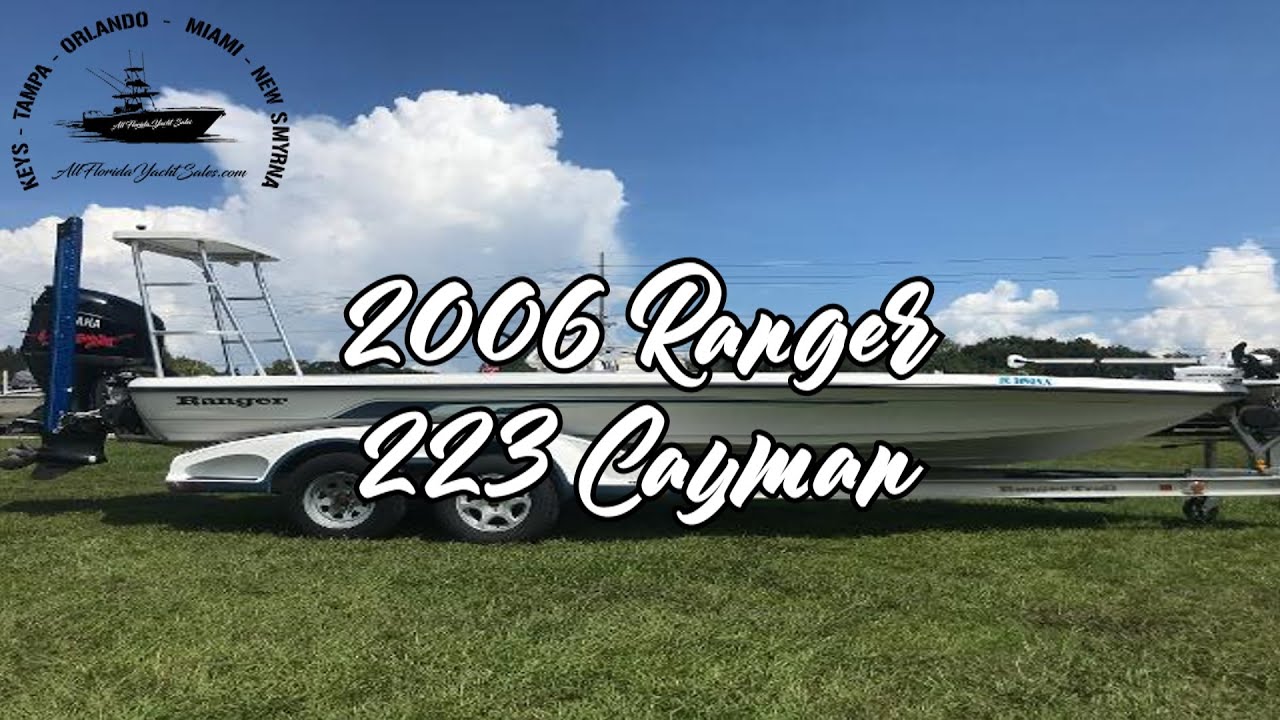 2006 Ranger Cayman w/ Yamaha 250 VMAX (750hrs) **Ruskin, FL** - YouTube