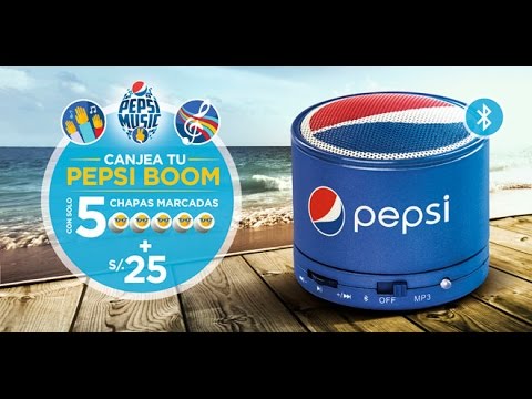 PEPSI BOOM | DESCUBRE MÁS DEL MINI PARLANTE - YouTube