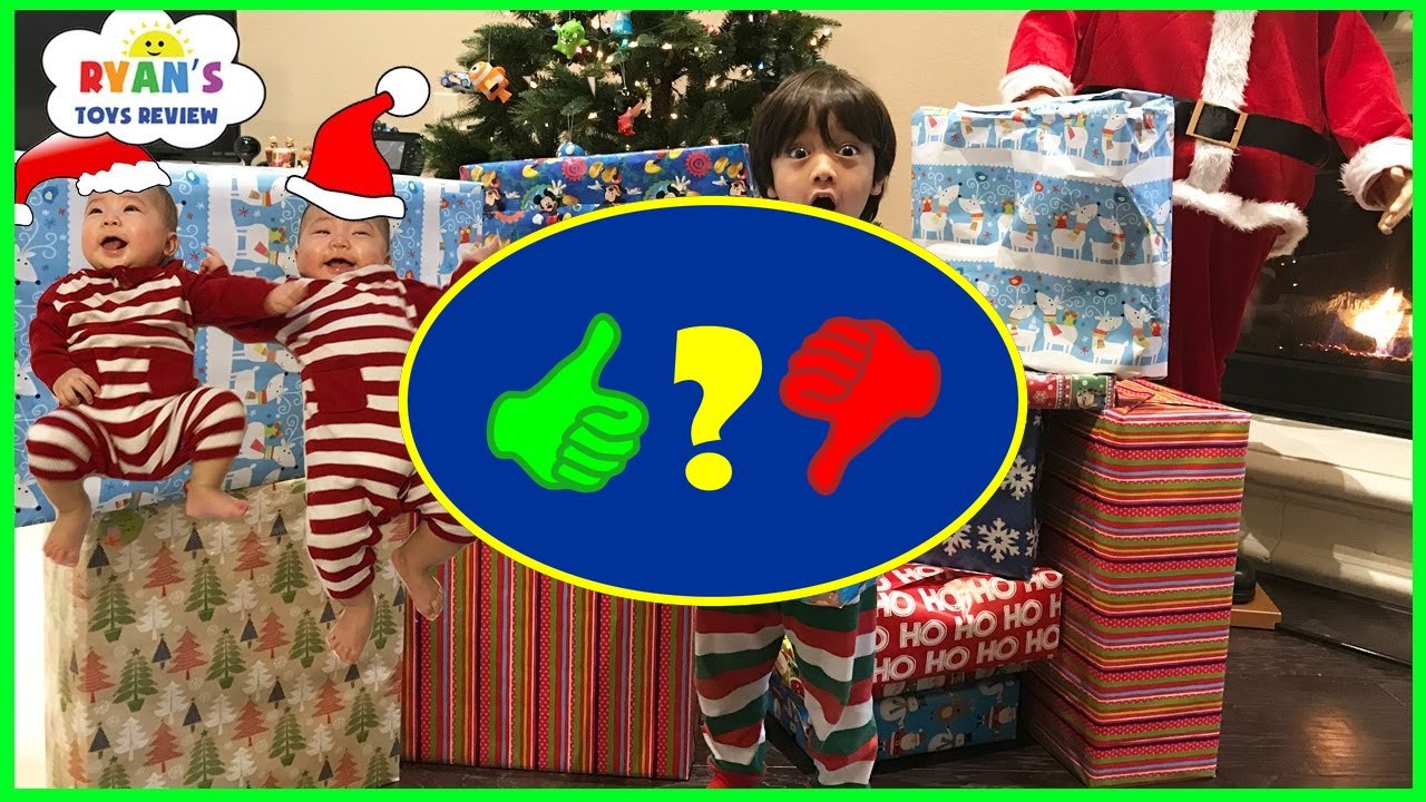 Christmas Morning 2016 Ryan Opens Surprised Presents! - Video Review ...