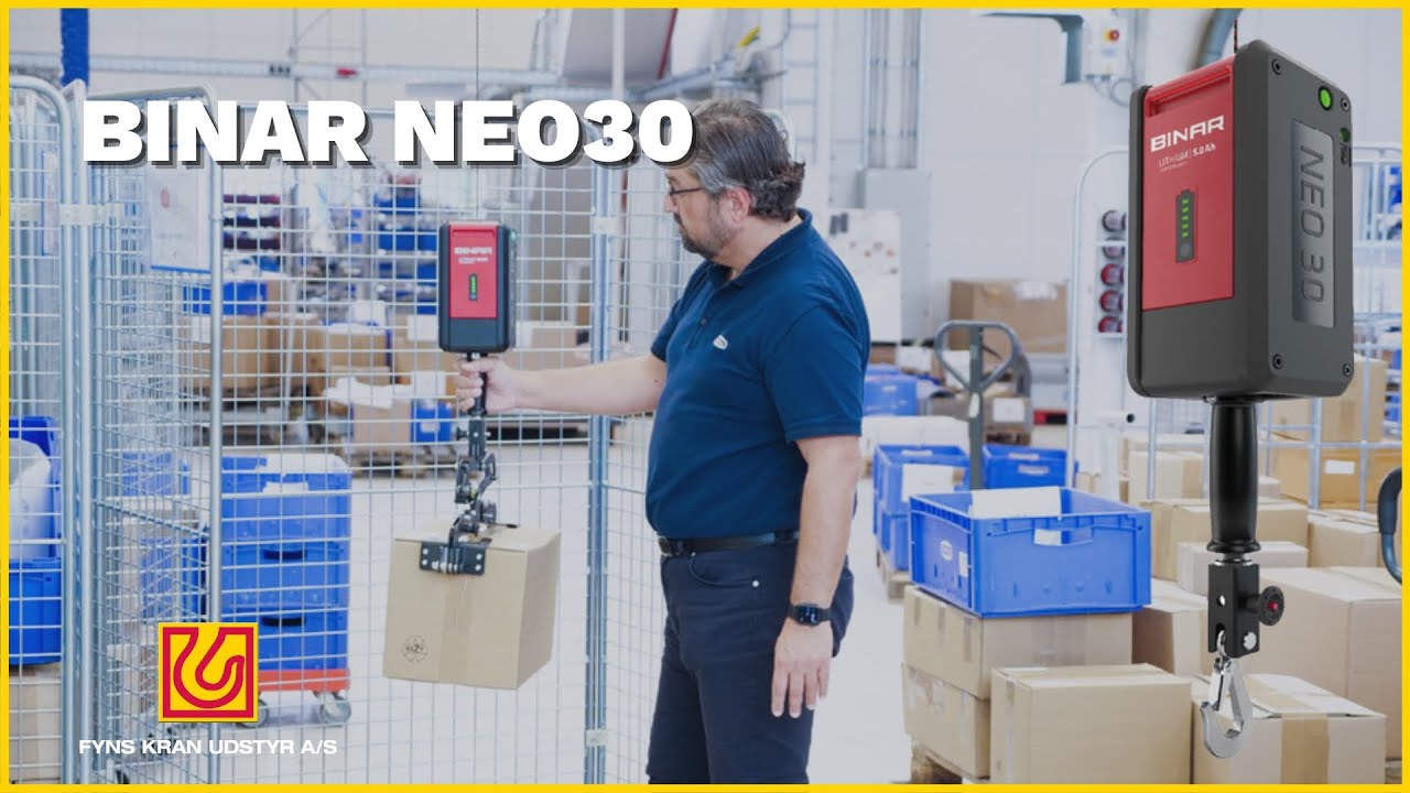 BINAR NEO30 - Fyns Kran Udstyr A/S - YouTube