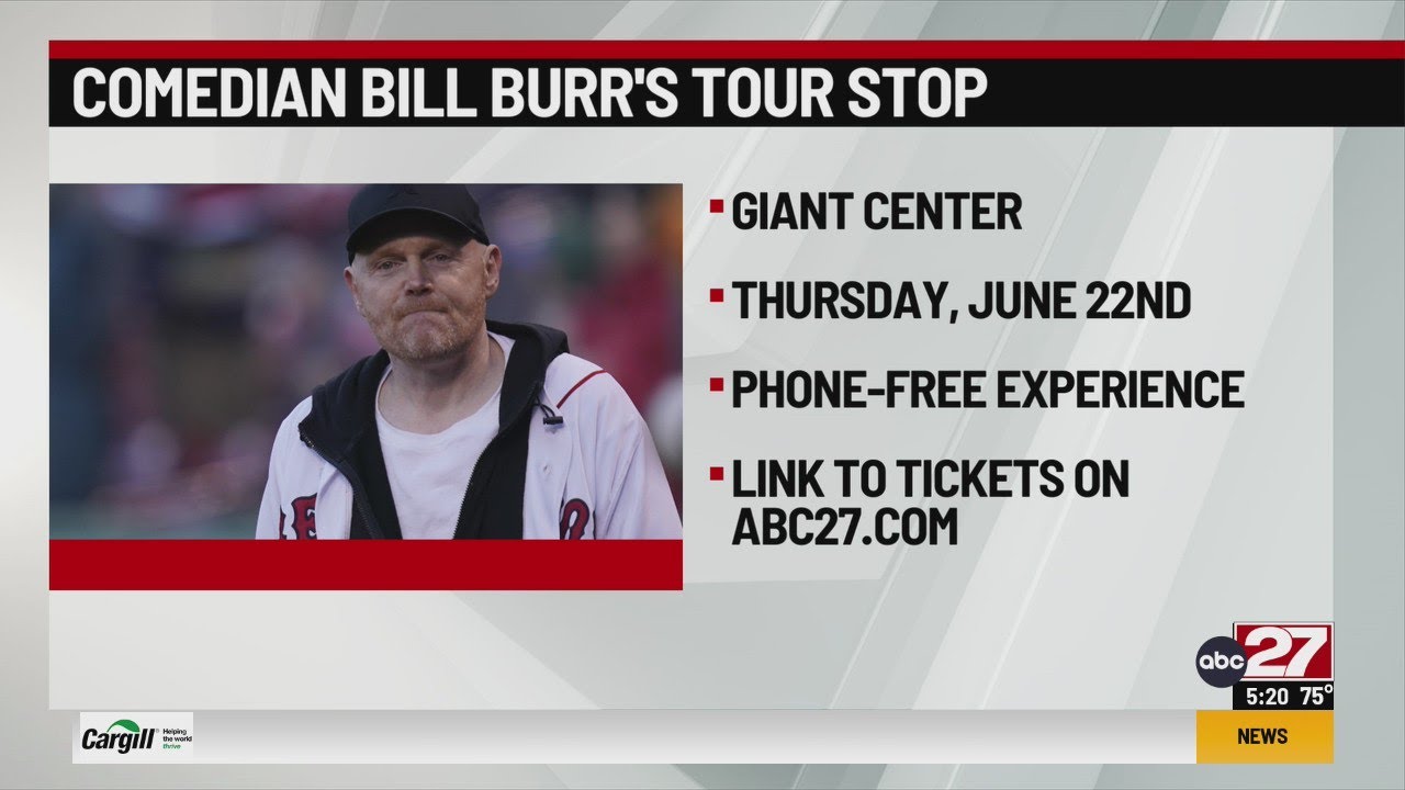 Bill Burr show to be phone-free at Hershey's Giant Center - YouTube