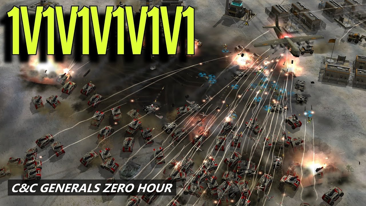 DEFCON WINTER | 1v1v1v1v1v1 | Generals Zero Hour - YouTube