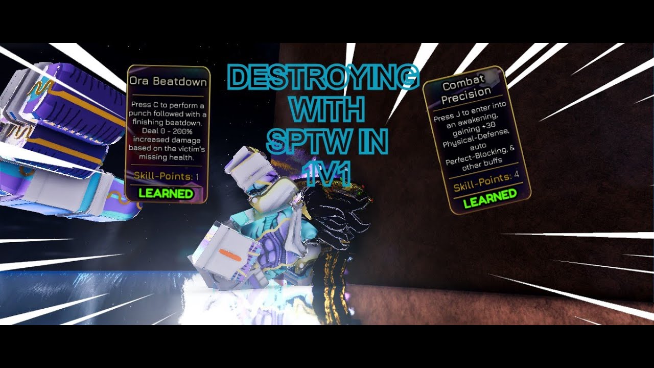 [YBA] Star Platinum The world in 1v1 - YouTube