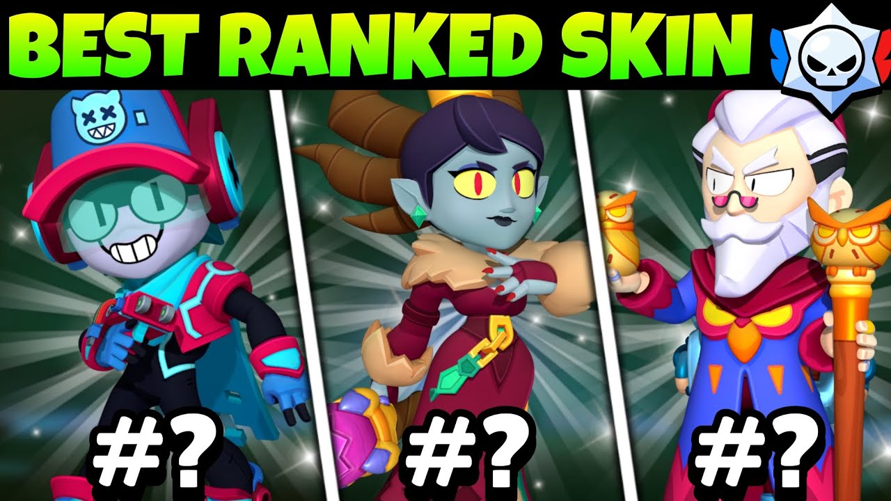 Ranking EVERY Ranked Skin from WORST to BEST in Brawl Stars !!! - YouTube