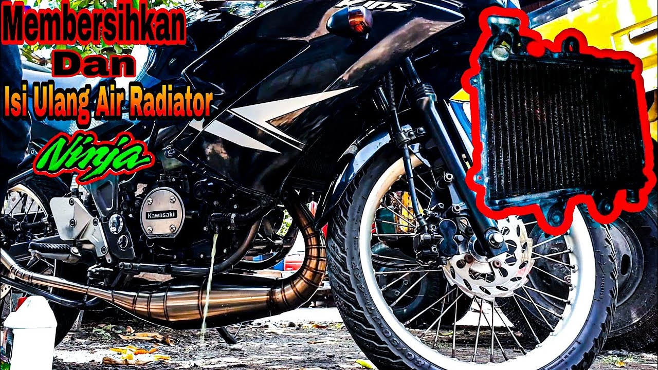 Cara Bersihin+Ganti Air Radiator Ninja 2 Stroke |Ninja Rr Vlog| - YouTube