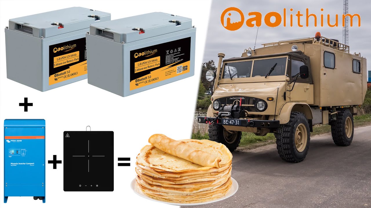 Installing Aolithium 12V 100Ah LiFePO4 Batteries in my 1965 UNIMOG ...