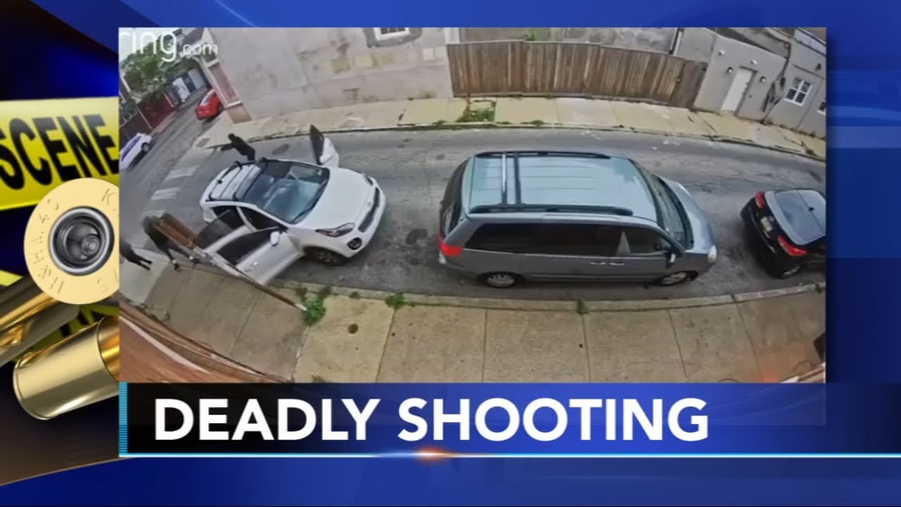 Shocking video shows barrage of bullets fired in deadly double shooting ...