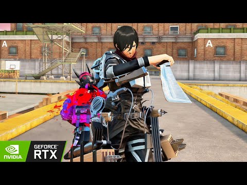 BLOOD STRIKE - 50 KILLS - NEW TITAN MODE! NEW SKIN AOT RAN MIKASA ANGEL! ULTRA GRAPHICS RTX 4060