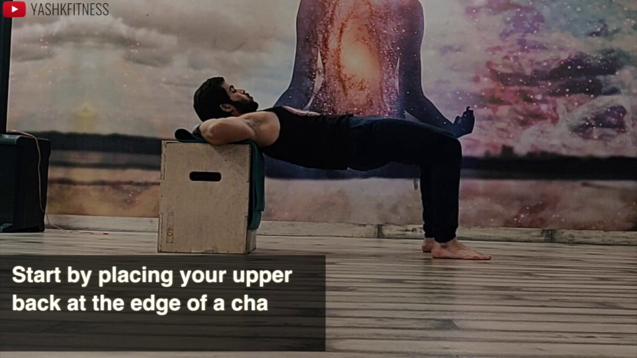 Shoulder elevated Hip thrust - YouTube