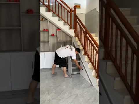 Kullanışlı merdiven altı boşluğu - Useful stairwell #Shorts #Subscribe #AboneOl 👍