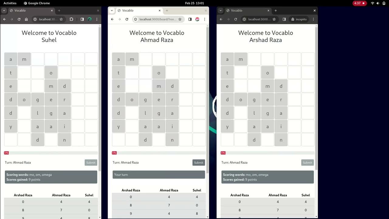 Vocablo Web Based Multi Player Board Game Nodejs Express Firebase Websocket Youtube