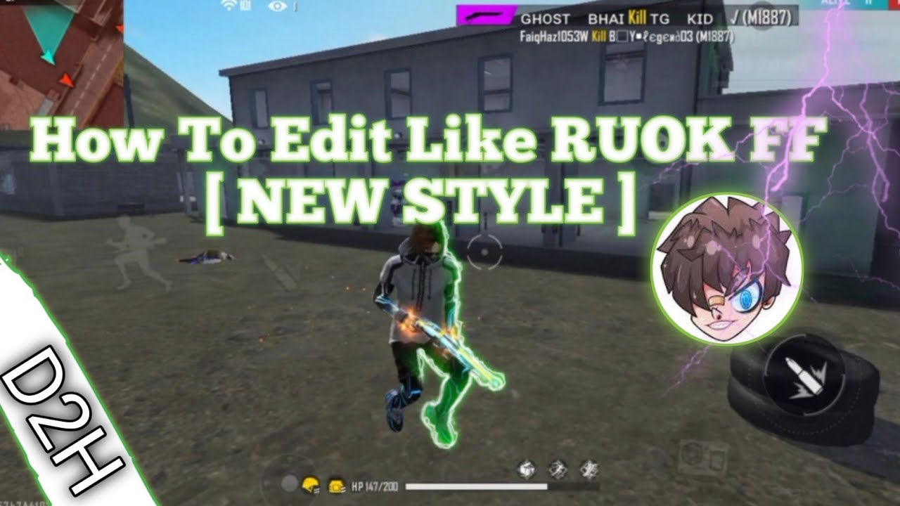 How To Edit Like RUOK FF 🔥🔥[IN NEW STYLE] - YouTube