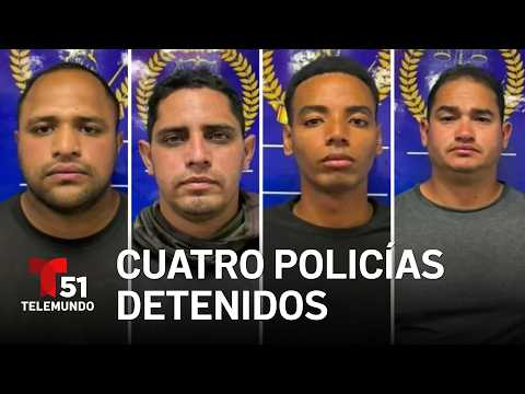4 policías venezolanos detenidos por apropiarse de dinero hallado entre escombros, según autoridades