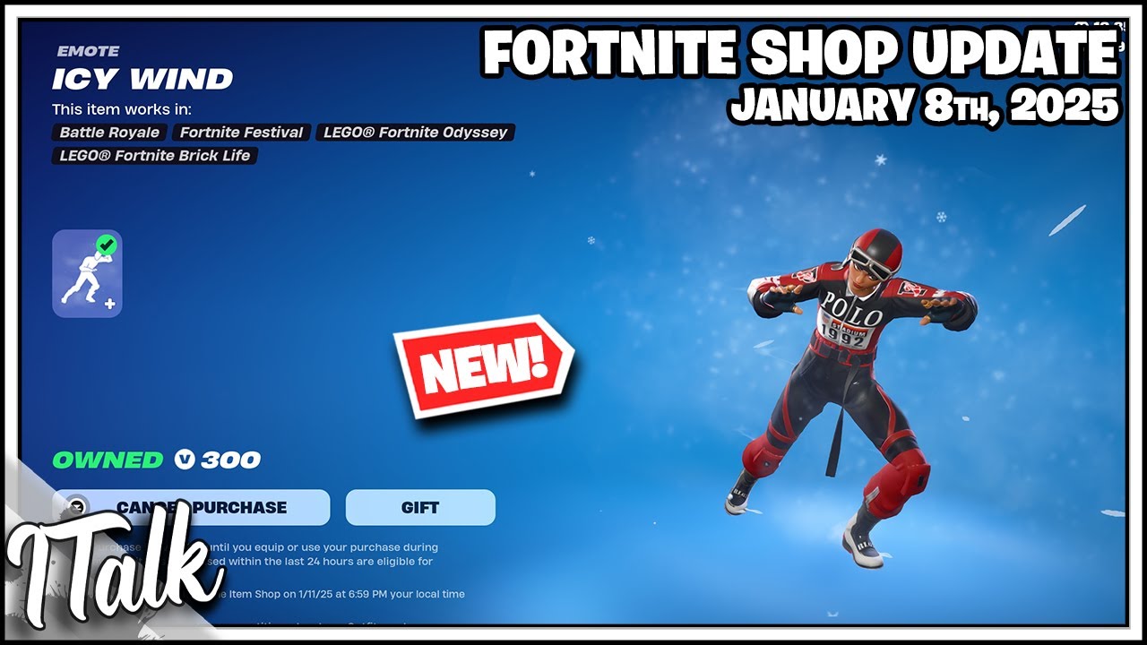 THREE *NEW* EMOTES! Fortnite Item Shop [January 8th, 2025] (Fortnite ...
