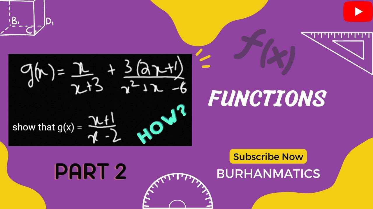 Difficult questions for functions - IGCSE - PART 2 - YouTube