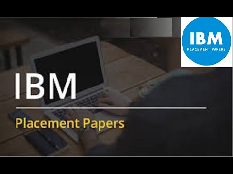 IBM PLACEMENT- WRITTEN EXAM QUESTION AND ANSWERS, SUBSCRIBE FOR MORE ...