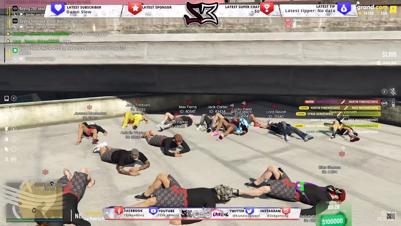 Sleeper Gang War || GTA Grand RP - DSYNC - YouTube
