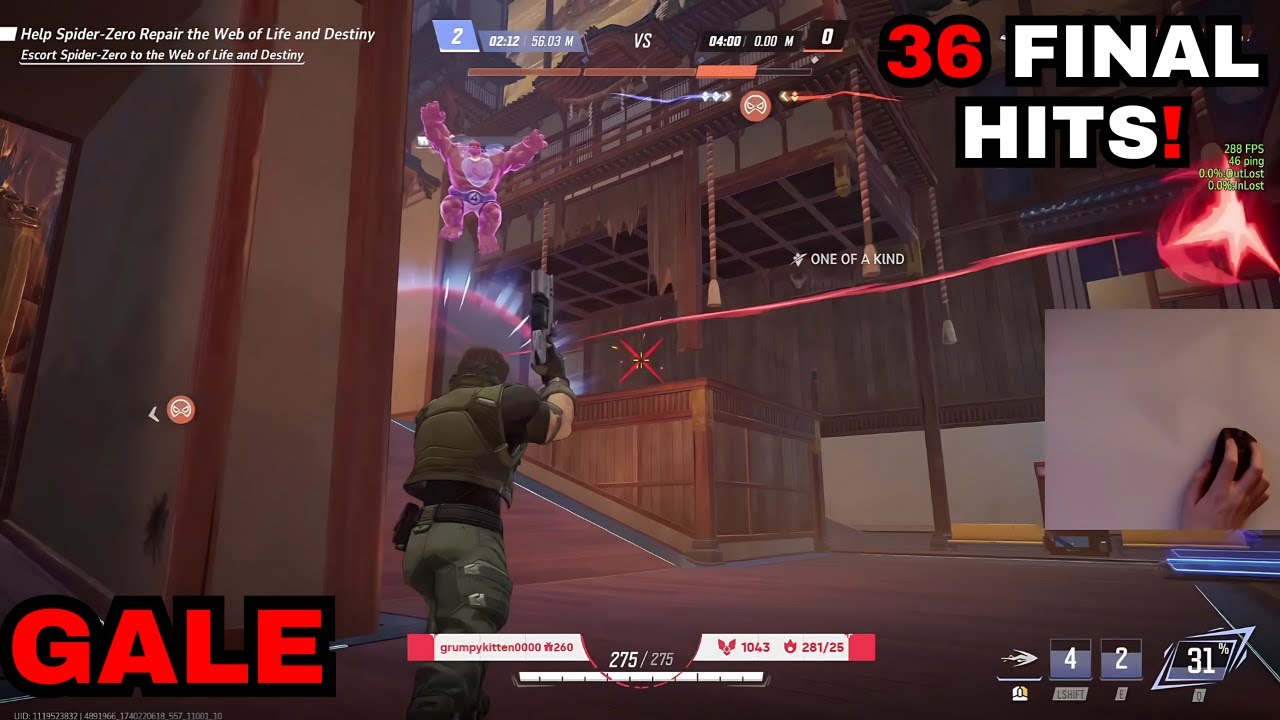 44K DMG! GALE BUCKY TOP 500 GAMEPLAY - Marvel Rivals Season 1 new patch ...