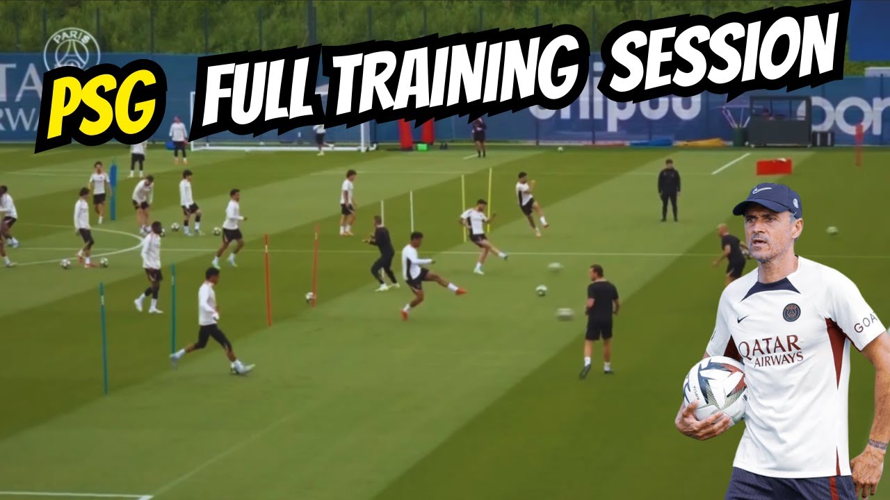 🎯Warm Up with the ball + Passing Activation Drills / PSG Training - YouTube