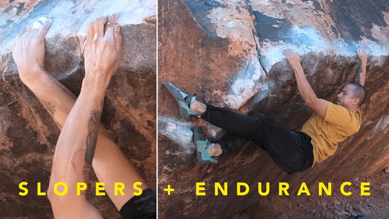 Learning the importance of having patience for slopers - 20ft (6m) long ...