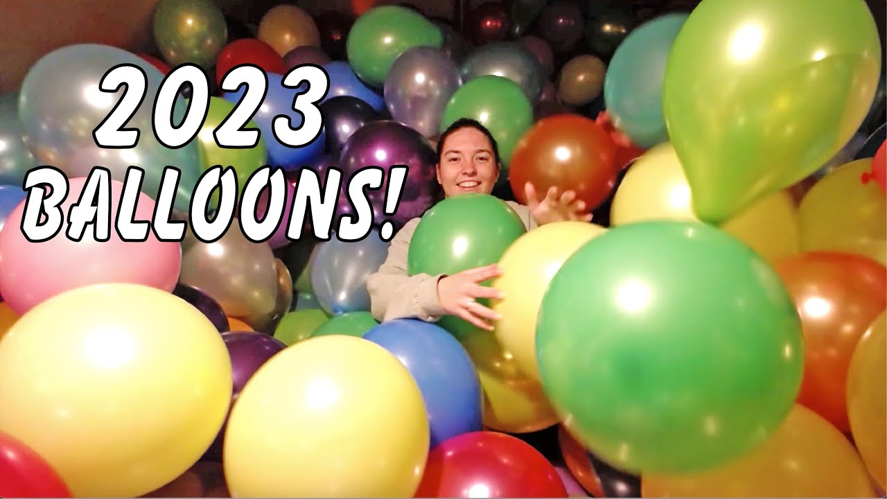 2000 Balloon timelapse for the New Year! - YouTube