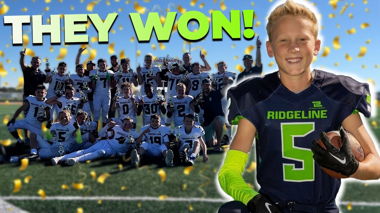 Football Little League (2 time) Mini Bowl Champs! | Meet the Millers ...