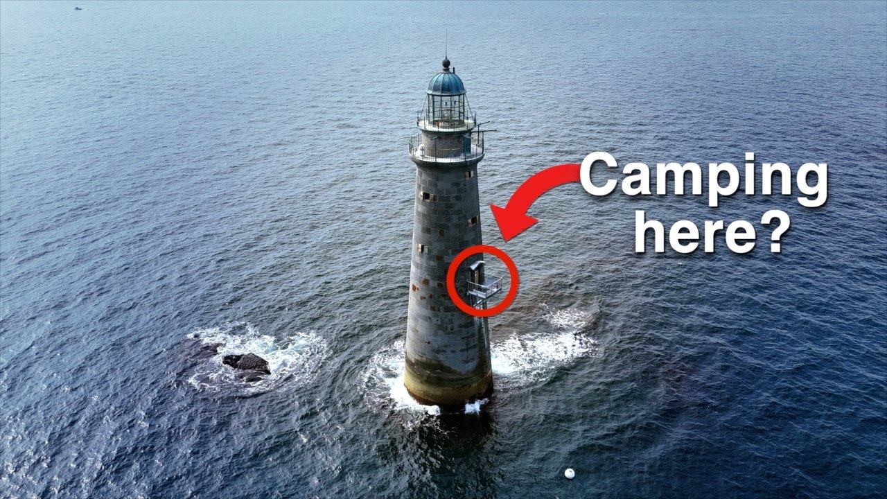 Attempting To Camp On A Lighthouse - YouTube